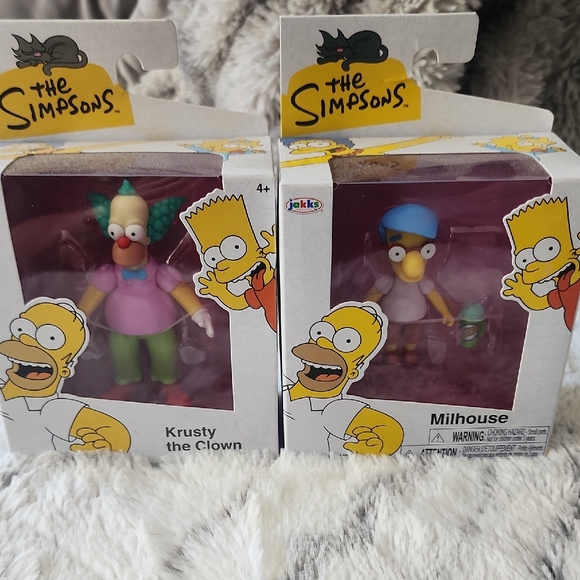 Jakks Pacific | Toys | The Simpsons Krusty And Milhouse Action Figure ...